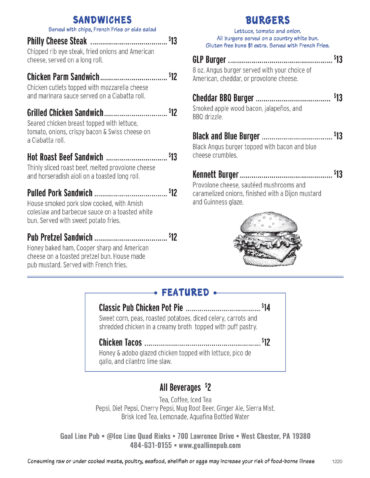 The Goal Line Pub – West Chester, PA