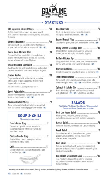 The Goal Line Pub – West Chester, PA